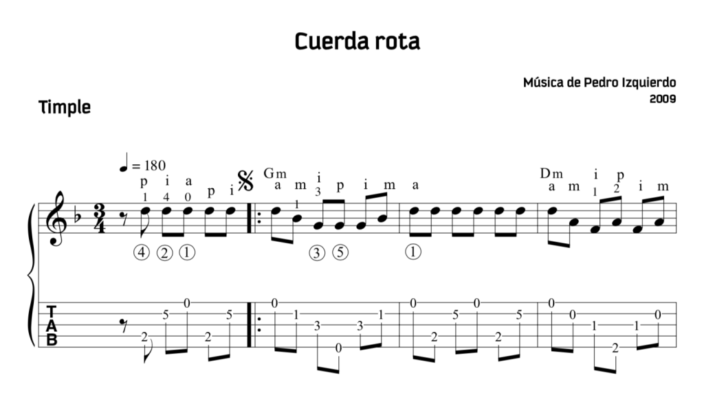 Cuerda rota - Pedro Izquierdo